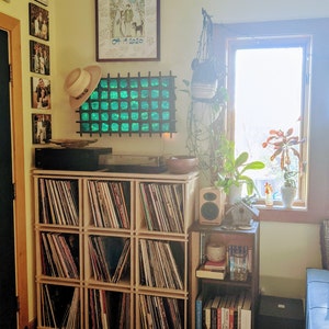Modular Record Storage System // Set of 1 With Top // JR. | Etsy