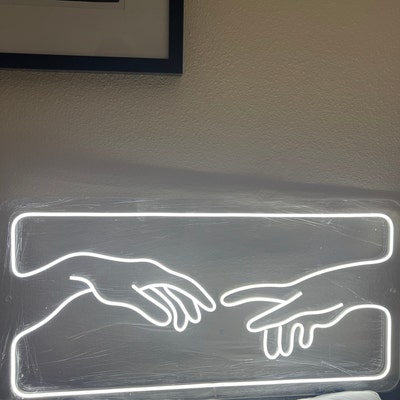 Hand of God Neon Signhand of God Led Signhand of God Light - Etsy