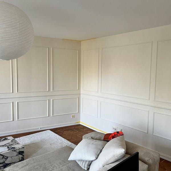 Wall Molding Package Ready to Assemble Wall Paneling Kit Pre-cut ...