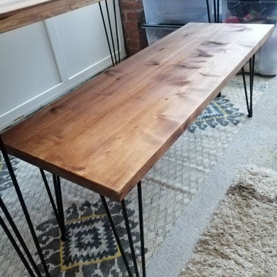 ARTEMIS Dining Table Bench Chairs Hairpin Luxury Industrial - Etsy UK