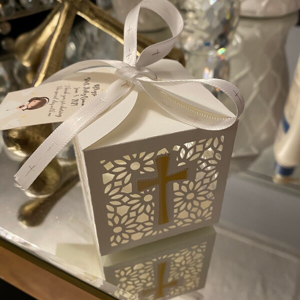 RELIGIOUS BOX. SVG Templates. Favor Box. Flowers Design. Dxf ...