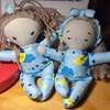 Fabric Bunnies With Clothes Pattern and Instructions english - Etsy