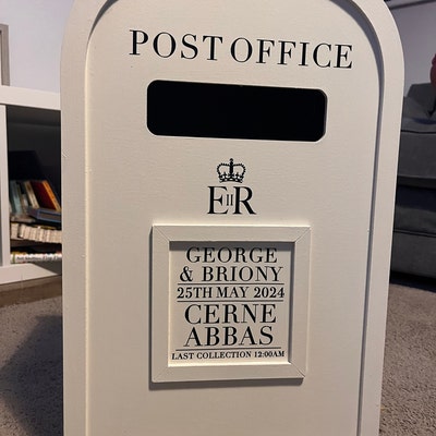 Diy Vinyls Post Box, Box Sign, Wedding Sign, Personalised Wedding Sign ...