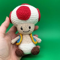 CROCHET PATTERN - Toad Super Mario Bros - PDF File- English, French ...