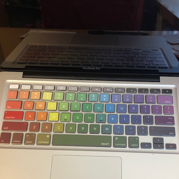 Rainbow MacBook Keyboard Laptop Stickers Keyboard Decal MacBook Air 13 ...