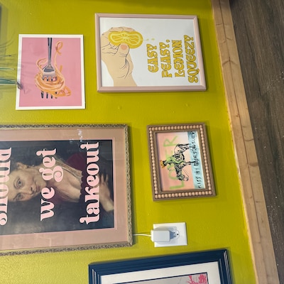 Cherry Wall Art Print, Printable Feminine Poster, Coquette Pink Bow ...