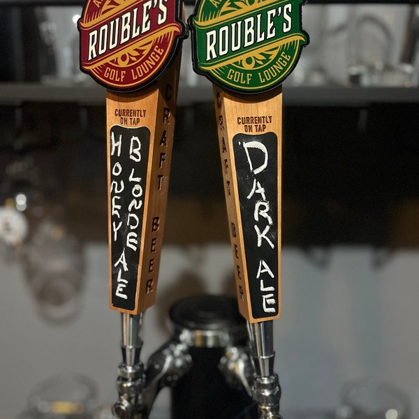 Custom Beer Tap Handle-banner Edition - Personalized Kegerator Tap ...