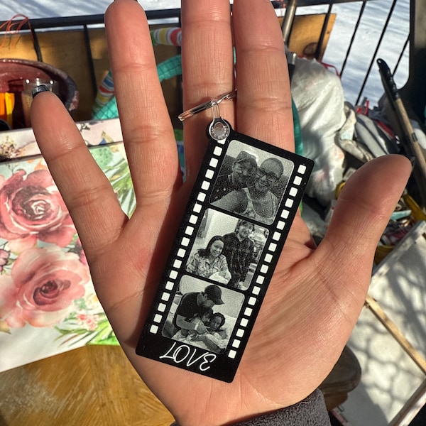 Custom Photo Strip Keychain | Valentine's Day Gift for Him | Valentine ...