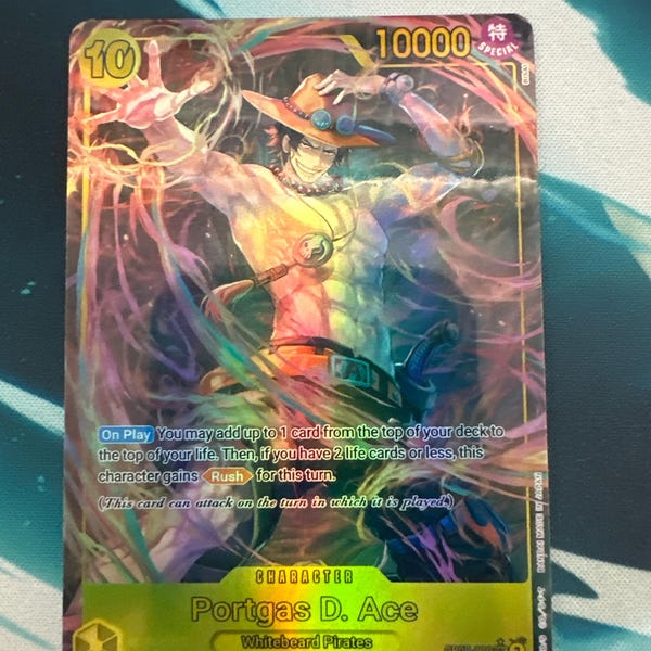 Manga Rare Gol D. Roger OP09-118 Proxy One Piece Card Game - Etsy