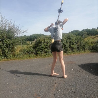 LED RGB Spinning Staff - Etsy