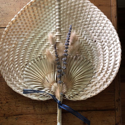 Wedding Bamboo Hand Fans, Beach Wedding Fans, Tropical Hand Fan Favors ...