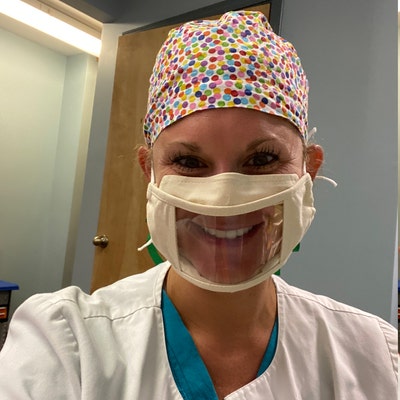 Anti-fog Clear Window Face Mask Adult Beige - Etsy