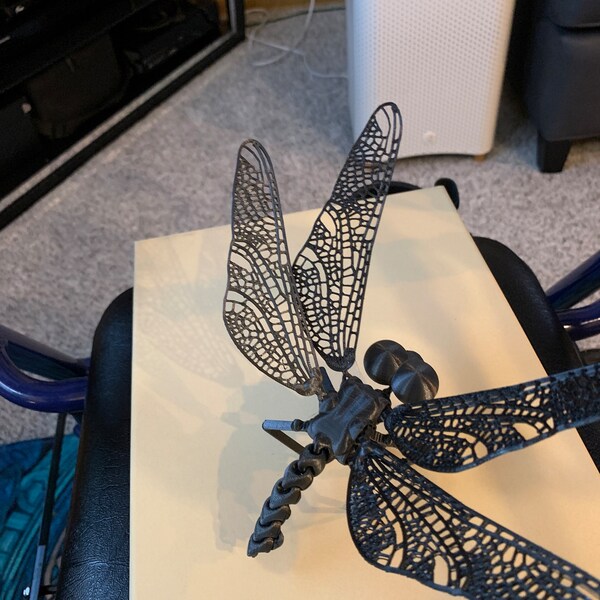 3D Printer STL File for 3D Printing - Articulated Dragonfly 3D Print ...