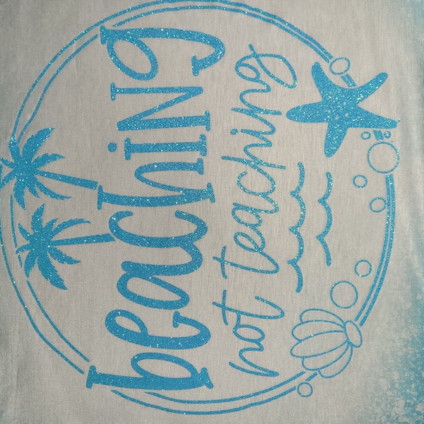 Beaching Not Teaching SVG: Summer Teacher Design (digital Download) - Etsy
