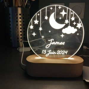 Custom Night Light With Anniversary Gift,personalized Names and Date ...