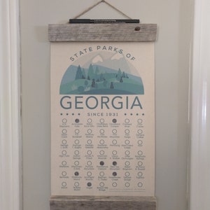 GA State Park Adventure Checklist WITH Pen // Georgia State Park ...