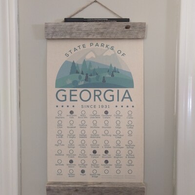 GA State Park Adventure Checklist WITH Pen // Georgia State Park ...