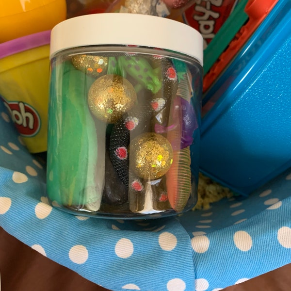 Play Dough Kit, Toddler Playdough Kit, Toddler Sensory Kit, Sensory Box ...