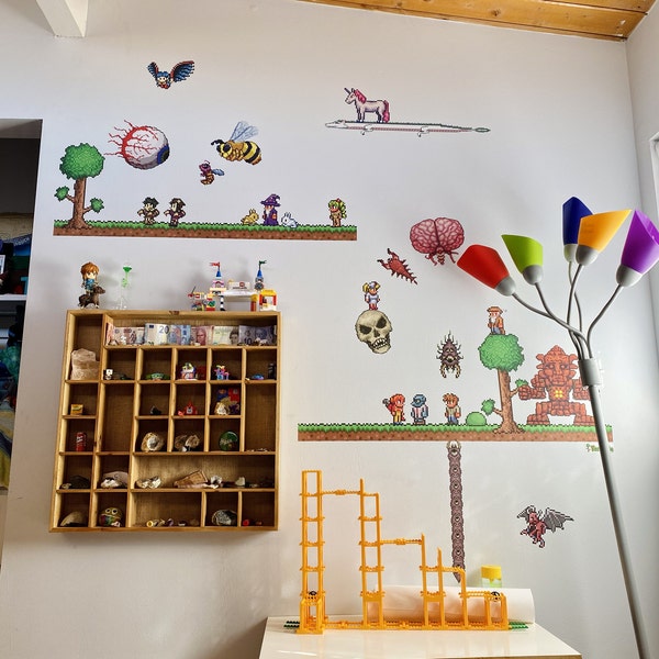 Terraria Wall Decal Set - Terraria Gift - Terraria Birthday Party ...