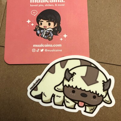 Cute Appa Inspired Vinyl Sticker waterproof Scratch - Etsy