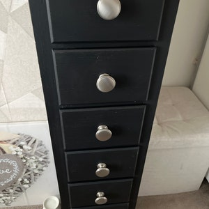 Matt Black Slim Squared Angular Kitchen Cabinet Handle 160mm Bedroom ...