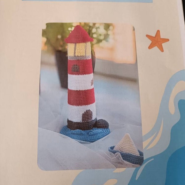 Lighthouse Pattern, Crochet Lighthouse Pdf, PDF Pattern, Beach Theme Pattern, Crochet Lighthouse ...