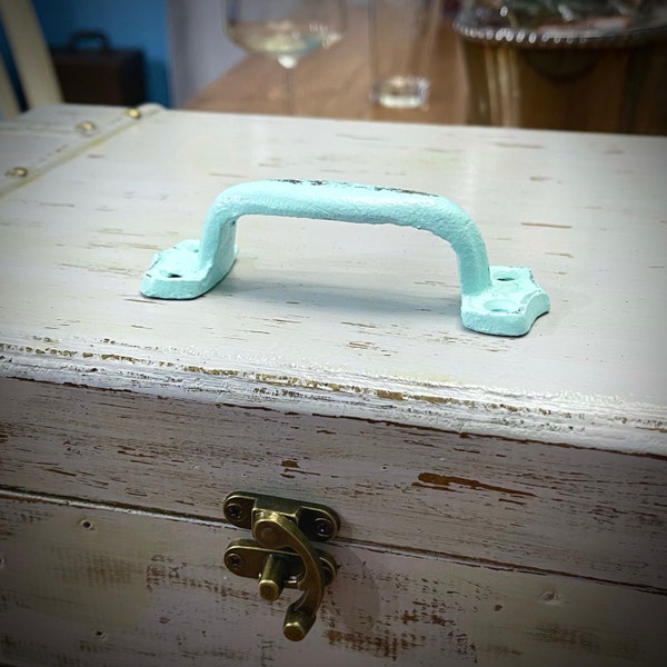 Small Iron Handle, Drawer Pull, Pull Handle, Utitility Hardware, Home ...