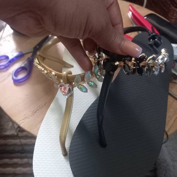 V Decoration for Flip Flops, Diy Flip Flops, Chain for Flip Flop ...