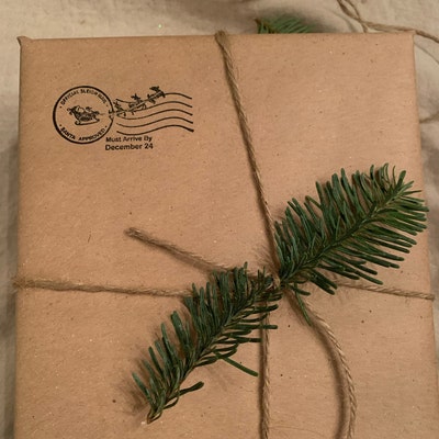 Sleigh Mail Postmark Rubber Stamp 206H02 - Etsy