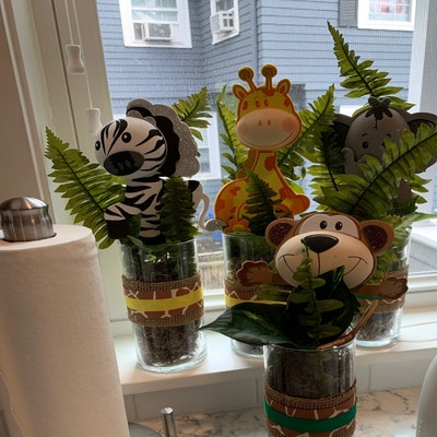 Safari Centerpieces - Etsy