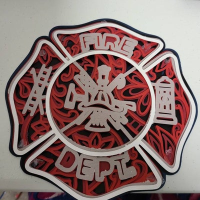 3D Mandala Law Enforcement Police Paper Cut File Digital Download SVG ...