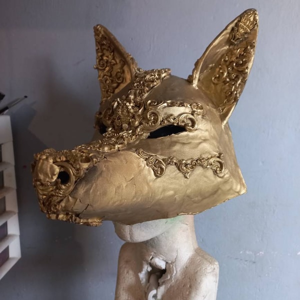 Jackal Fox Mask Pattern - Digital Download | PDF - Etsy
