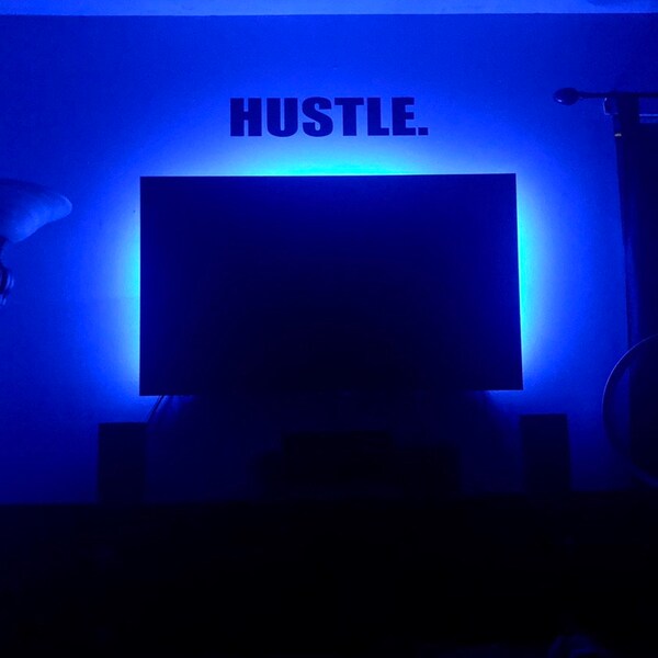 Hustle Wall Decal, Motivational Wall Decal, Inspirational Wall Decal ...