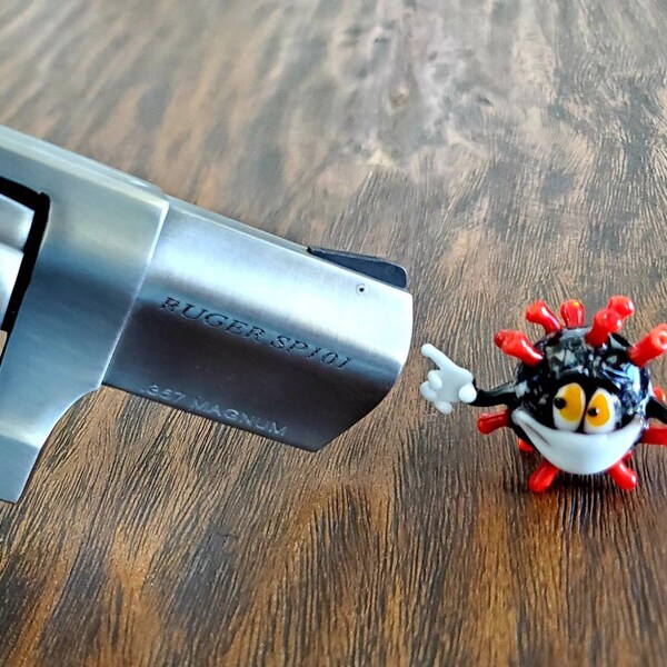 Glass Virus Sculpture Glass Figurine Virus Microbe Virus Virus Gift ...