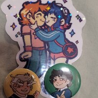 SCOTT PILGRIM PINS! - Etsy