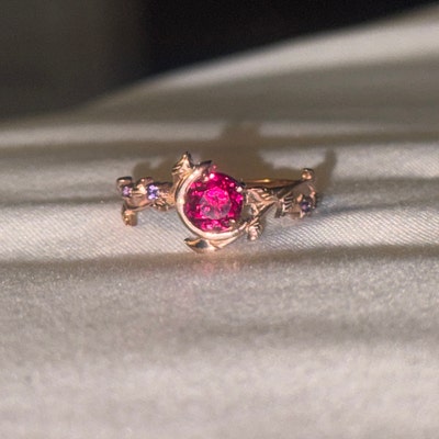 Kitty Inspired Ring, Hello Cute Kitty Diamond Ring, Japanese Cartoon ...