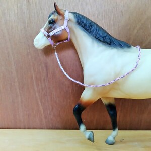 Traditional Draft Sized Leather Show Halter and Nylon Lead - Etsy