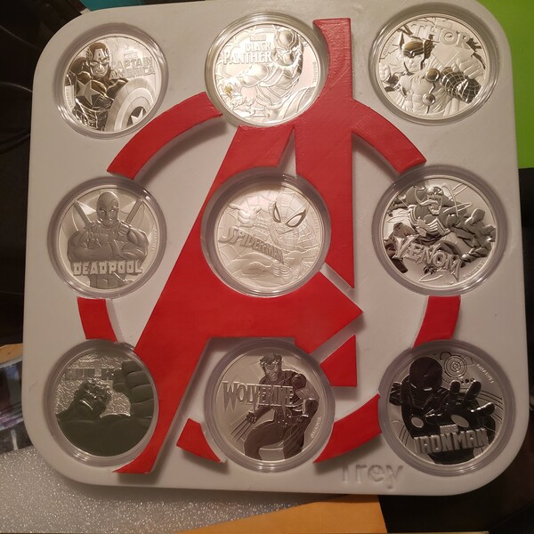 Marvel Coin Collection Display L Perth Mint Marvel Series Coin Holder L ...