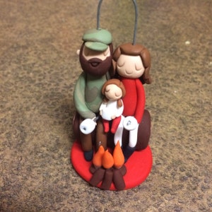 Custom Family Portrait Clay Figures Personalized Art - Etsy