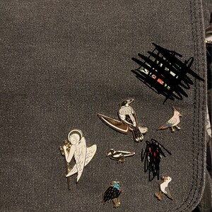 Sea Bunny Hard Enamel Mini Pin Gold White Black Bunny - Etsy