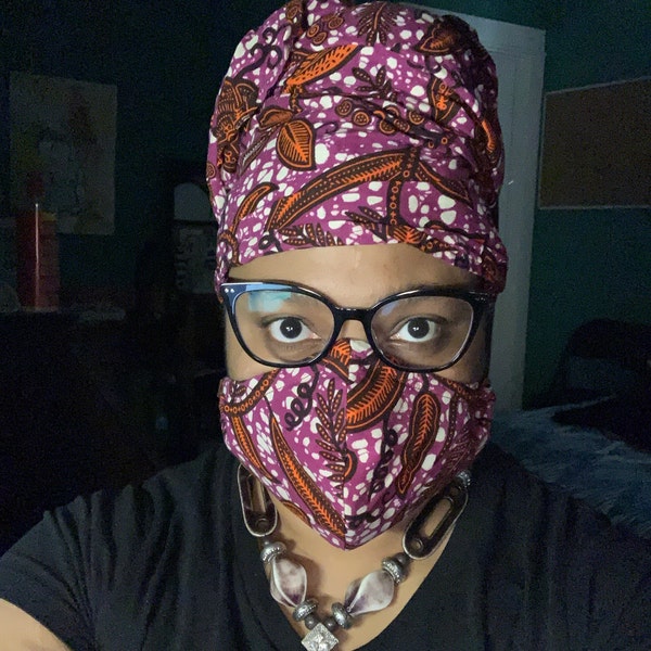 Purple ‘n’ Bronze Soft African Wax Print, Ankara, African Textiles, 100 ...