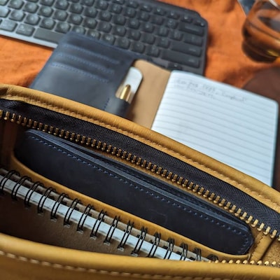 Personalized Leather Journal, Custom Journal With Initials, A5 Leather ...