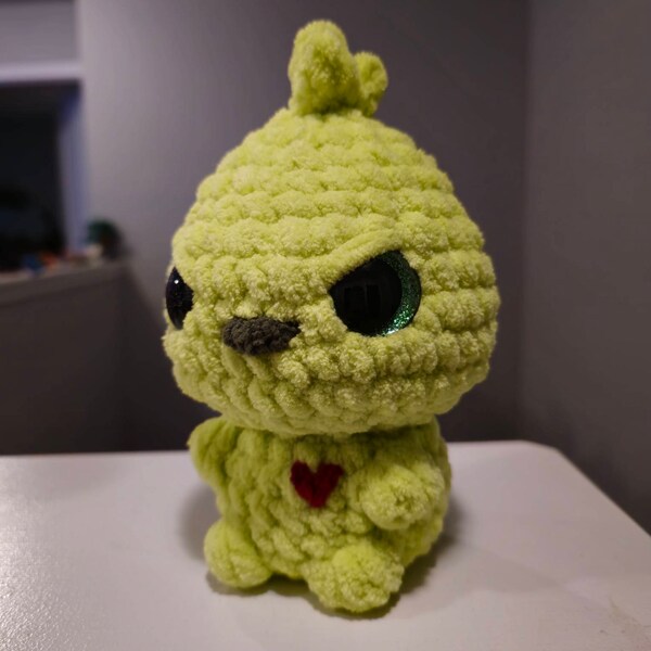CROCHET PATTERN - Meanie Greenie | No Sew | Amigurumi | Crochet Plushie ...