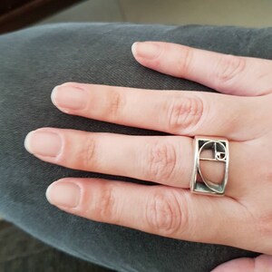 Golden Ratio Ring, Fibonacci Ring, Sacred Geometry Jewelry, Geometric ...