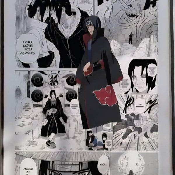 Manga Poster - Kokushibo - Curated Manga Panels - Digital Print - Etsy