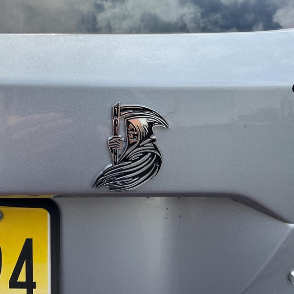 Red Star Pro | Purple Wolf Emblem, Fox Husky Dog Badge, 3D Animal Decal, Universal Fit, Set of 2 ...