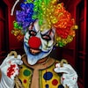 Evil Clown Foam Latex Prosthetic UNPAINTED - Etsy