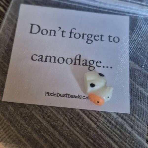 Good Luck Duck Good Luck Gift Cute Duck Gift Desk Buddy Cute Little ...