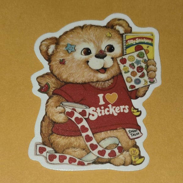 Retro I Love Stickers Collector Sticker Pick 1 - Etsy