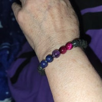 Trans Bracelet Black Hematite Zodiac Sign Gemstone Bracelet Cute Trans ...